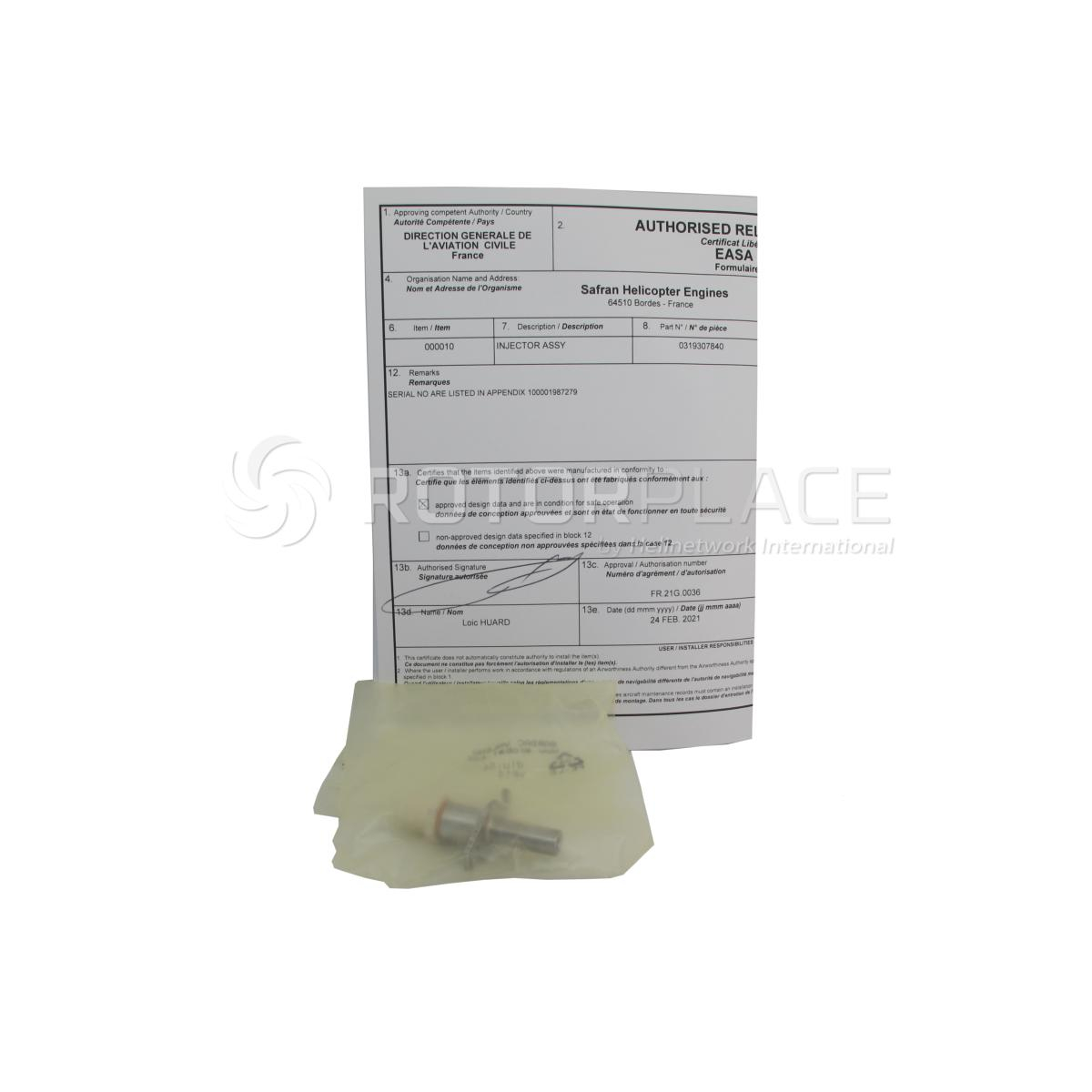 INJECTOR ASSY | P/N: 0319307840 | ROTORPLACE