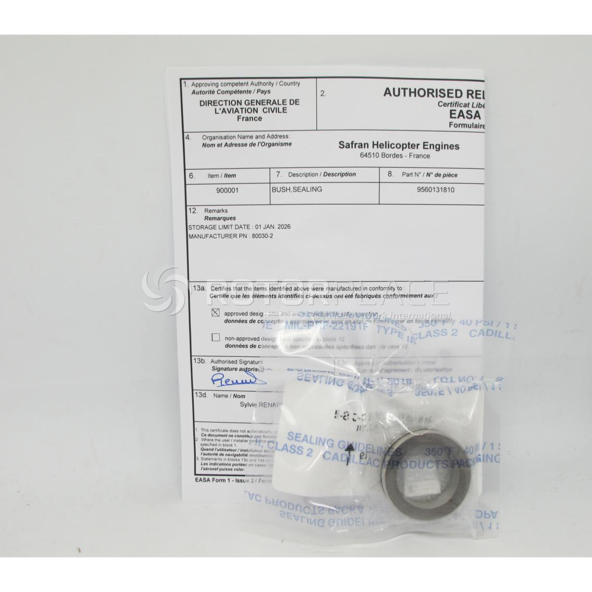 BUSH, SEALING | P/N: 9560131810 | ROTORPLACE