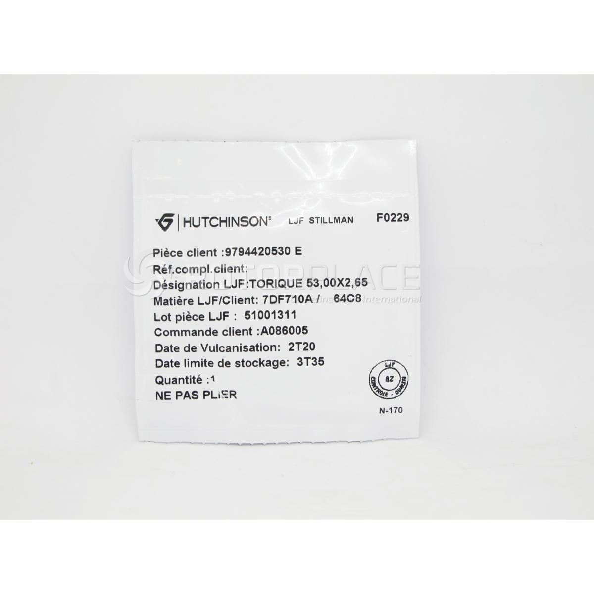 ORING | P/N: 9794420530 | ROTORPLACE