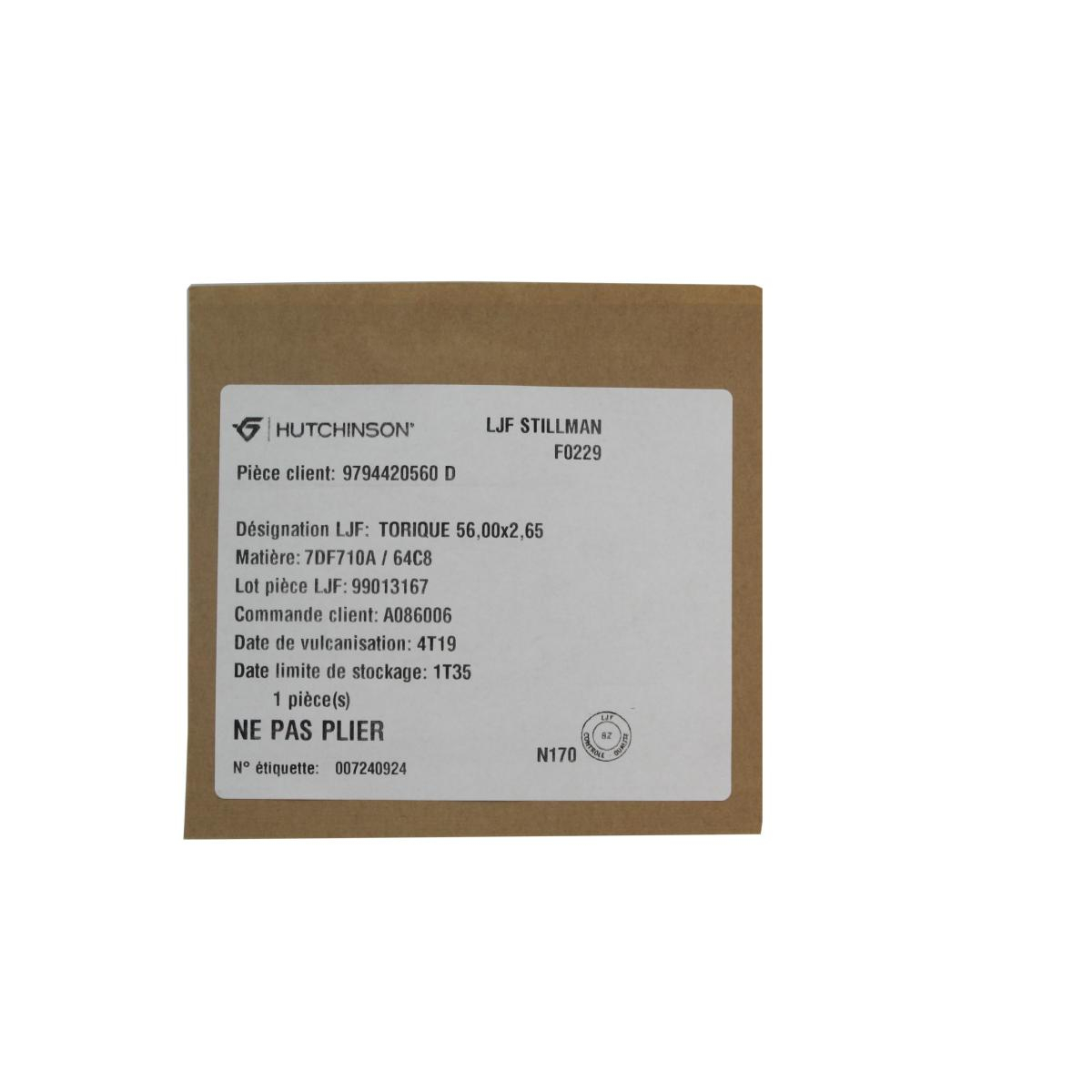 O'RING | P/N: 9794420560 | ROTORPLACE